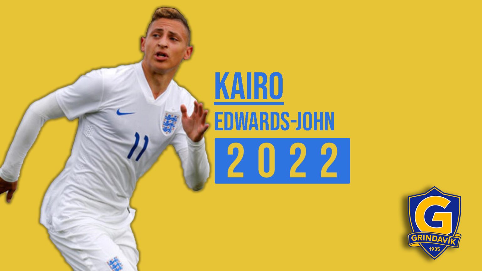 Kairo Edwards-John til liðs við Grindavík - Ungmennafélag Grindavíkur